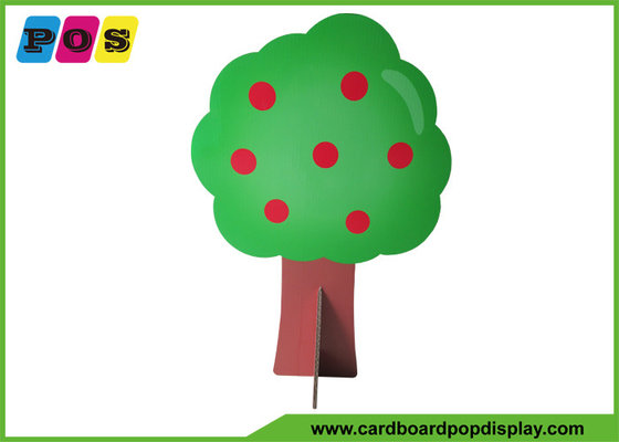 Tree Shape Life Size Stand Ups , Corrugated Floor Cardboard Standup Cutouts AD003