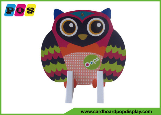 Retail Paperboard Standee Display Assembly Packing With Owl Printing AD004