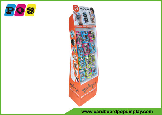 Pop Corrugated Floor Power Wing Display Single B Flute Material For Phones Grip HD035