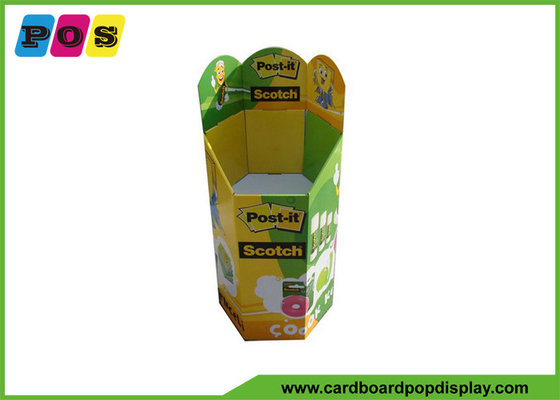 Hexagon Customized Corrugated Dump Bin Display For Bulk Items Promotion DB006