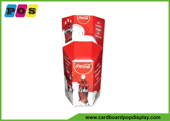 Hexagon Customized Corrugated Dump Bin Display For Bulk Items Promotion DB006