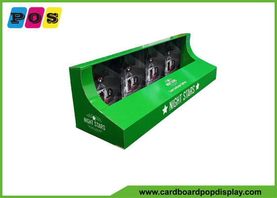 Green Printing Cardboard Pop Displays CDU For Night Stars Lights CDU083