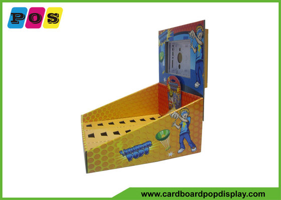 Table Top Corrugated Counter Display Equips LCD Screen For Toys CDU041