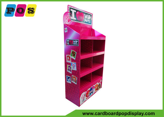 Eye Catching Printing Cardboard Display Stands Point Of Purchase For Plush Toys Promtion FL028