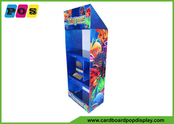 Point Of Sale Toy Display Stand Free Standing FSDU With Three Shelves FL072