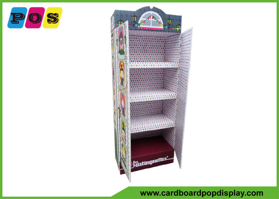 ODM / OEM Stand Up Product Cardboard Pop Displays For Clothes Promotion