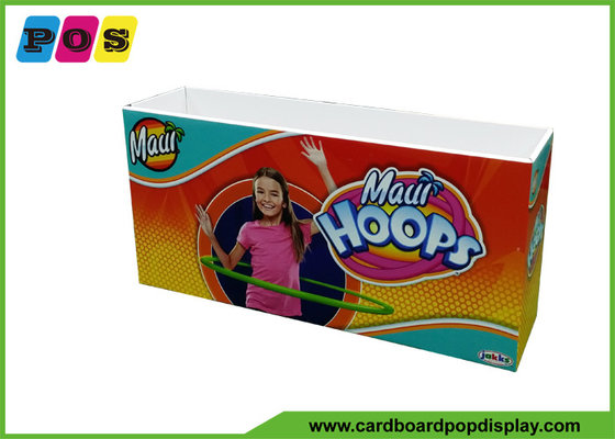 Retail Cardboard Advertising Corrugated Dump Bin Display For Hoop Promotion