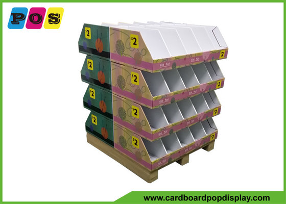 Knitting Wool Promotion Cardboard Pop Displays Stand with CMYK color printing