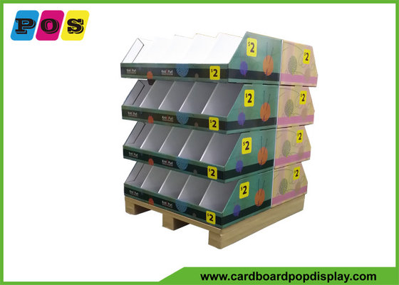 Knitting Wool Promotion Cardboard Pop Displays Stand with CMYK color printing