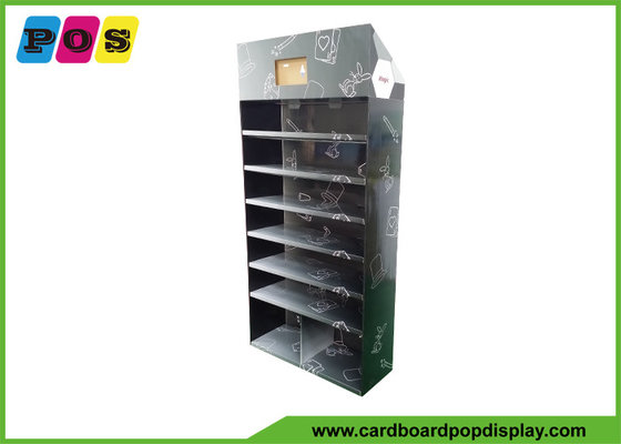 Custom Retail Stores Magic Games Cardboard Shelf Display Stand With 7 Shelves FL214