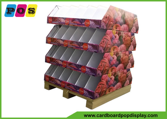 Retail 2 Side Pallet Paperboard PDQ Display For Promotion PA044