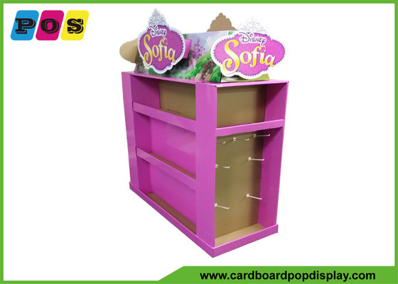 Walmart Half Pallet Three Sides Shoppable Corrugated Pallet Display For Girls Toys