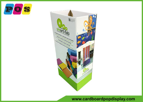 Advertising Corrugated Cardboard Dump Bin Display Carton For Fabric DB047