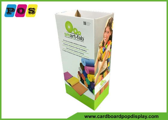 Advertising Corrugated Cardboard Dump Bin Display Carton For Fabric DB047