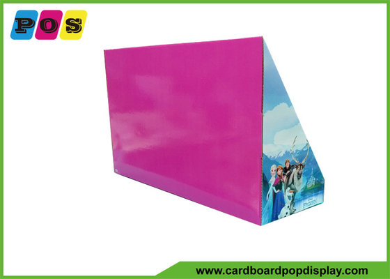Pop Corrugated Counter Display Box With Hooks for Retail CDU091
