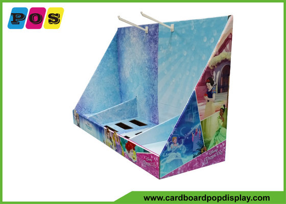 Pop Corrugated Counter Display Box With Hooks for Retail CDU091