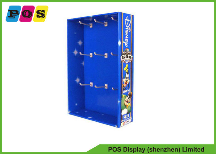 Custom Cardboard Pegboard Stand Display , Corrugated Pop Displays For Toys Promotion SK001