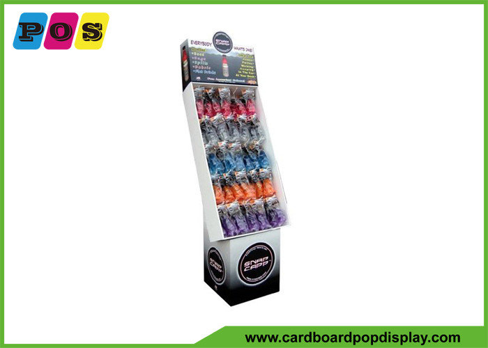 Retail Promotion Cardboard Power Wing Display Hook Type For Keychains HD001
