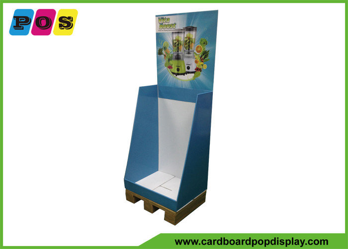 Europe Quarter Pallet Retail Display Bins , 60x40cm Dump Bin Display For Blender Machine DB040