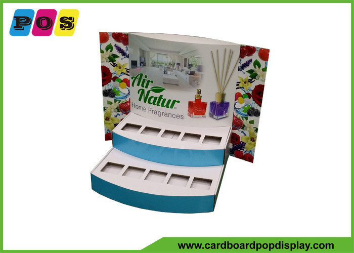 Custom POP Corrugated Counter Display Stands For Home Fragrances CDU066