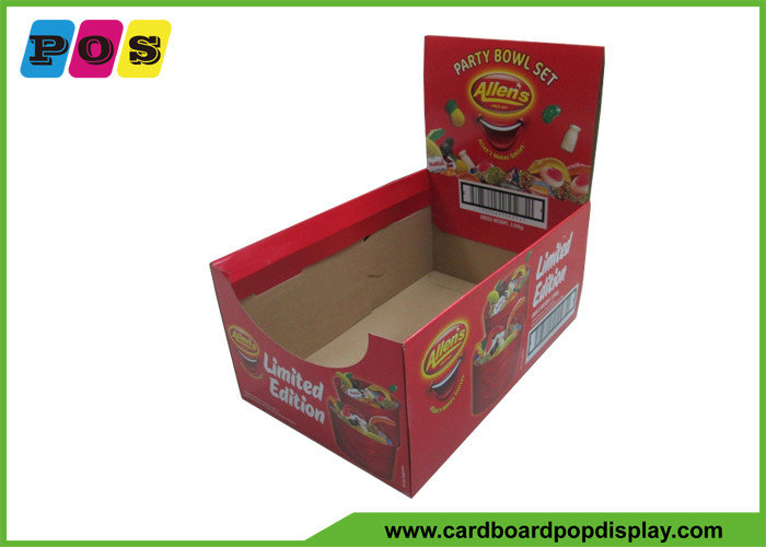 Corrugated Gift Packaging Boxes Color Printed Two Sides Standee Display CDU007