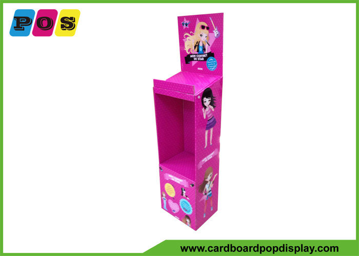 Store Carton Corrugated Cardboard Display Stands / Corrugated Pop Displays