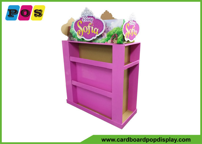 Walmart Half Pallet Three Sides Shoppable Corrugated Pallet Display For Girls Toys