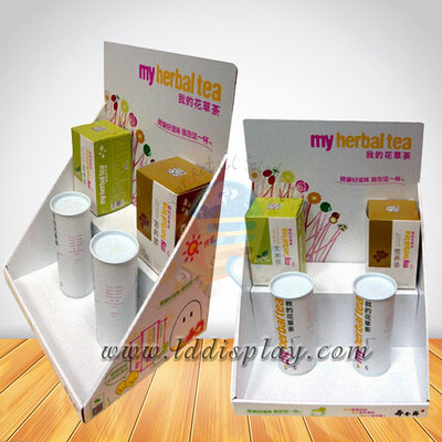 China Child Toys Cardboard Counter Display with 2 -tier Popular Design for Sales supplier