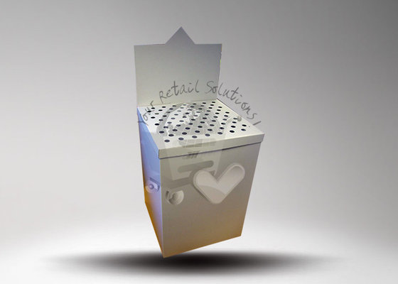 China White Color Cardboard Dump Bins supplier