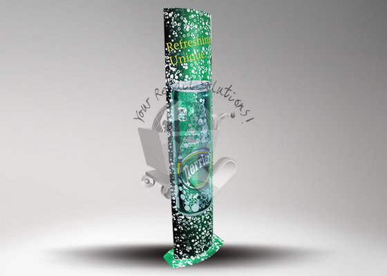China Custom Green Perrier Cardboard Standee supplier