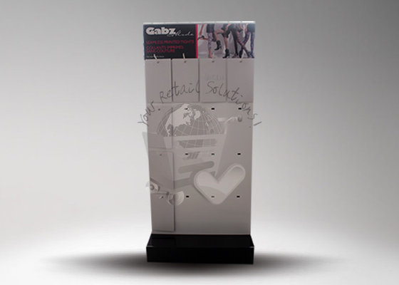 China Double Side Corrugated Cardboard Hook Display / Cardboard Store Display supplier