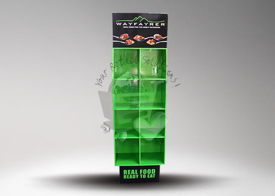 China Pocket POP Cardboard Advertising Displays for Bread Or Snacks supplier
