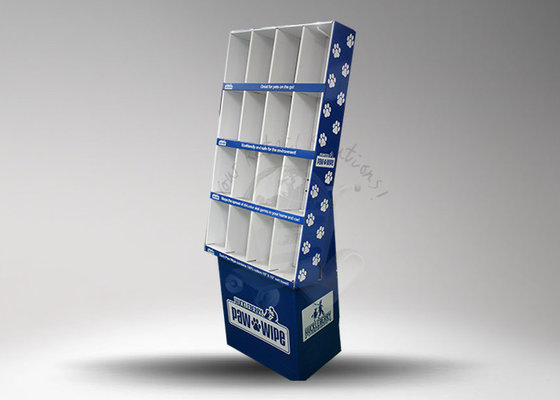 China OEM Dog Paw Wipe Scarves Cardboard Eco-Friendly Kids Book Shelf Advertising Displays supplier