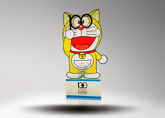 China Light duty bright cute cardboard standee cartoon frame for doraemon supplier