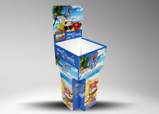 China Offset Printing Popular Cardboard Dump Bins / Parrot Bay Paper Retail Dump Bins supplier