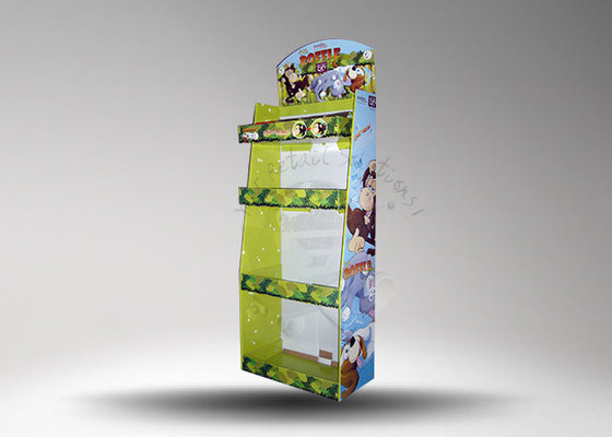 China Cardboard Floor POS Toy Display Shelves for Toy Shop , Countertop Display Racks supplier
