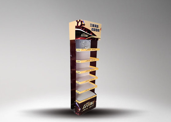 China Offset Printing Cardboard Store Display With Craft Paper / Duplex Board supplier