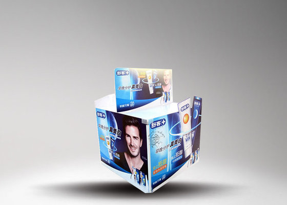 China Shopping Mall Customize Made Pallet Display Stand / POP Cardboard Floor Stands supplier