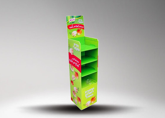 China Foldable Cardboard Retail Display Stands For Shoes / Snacks Products supplier