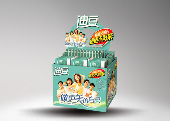 China Mushroom shape cardboard display for cookies in exhibition supplier