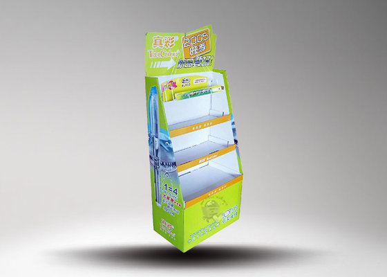 China Ladder - shaped Flooring Stationery Display Stand for Office Pens Promotion supplier