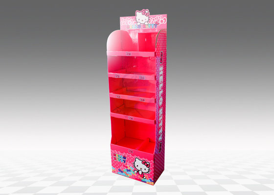 China Children Toy Display Stands 5 Tiers , Offset printing floor display stands supplier