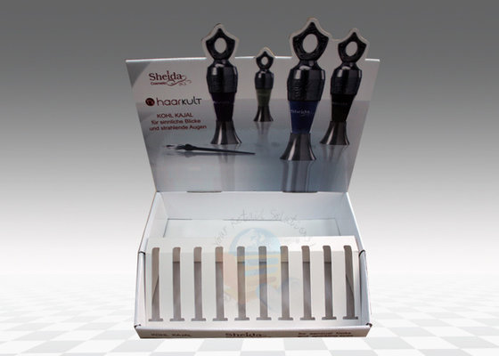 China Eye-lash Cosmetic Customize Cardboard Counter Display in Fashion Design supplier