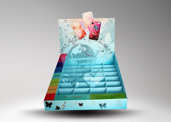 Shop supermarket Cardboard Counter Display Units For Iphone Accessaries supplier