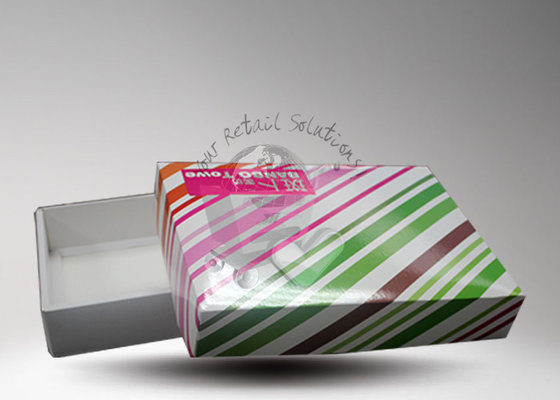 Glossy Lamination Foldable Retail Display Stands , Packaging Box supplier