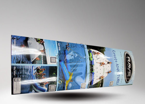 Offset printing cardboard standups lama display rack / totem standee supplier