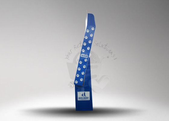 Four Tier Advertising cardboard display shelves with Equal Units for Purchasing supplier