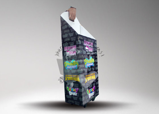 POP Display Stand Of Cardboard Trolley / Promotional Toys Sales Rack supplier