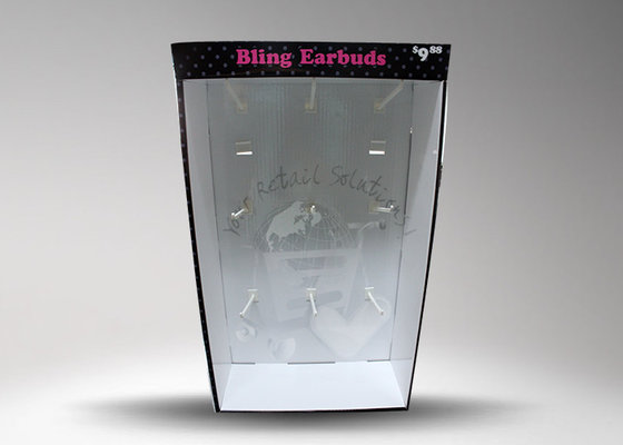 Art paper CMKY Earbuds Sidekick Display Case , cardboard pop up displays supplier