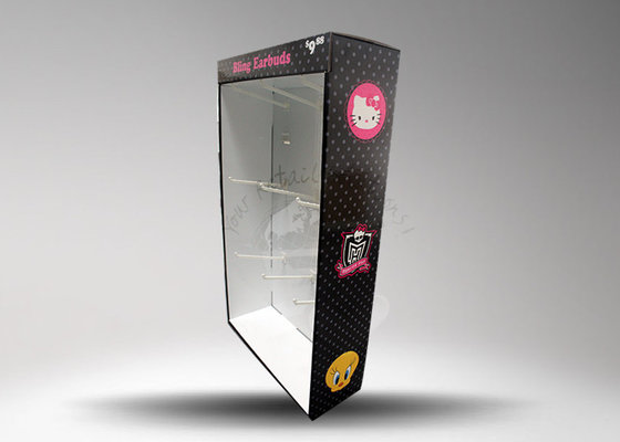 Art paper CMKY Earbuds Sidekick Display Case , cardboard pop up displays supplier